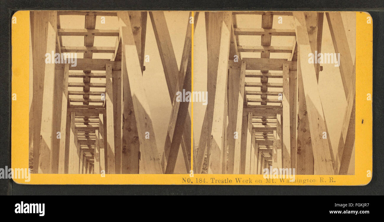 Trestle work on mt washington r r hi-res stock photography and images ...