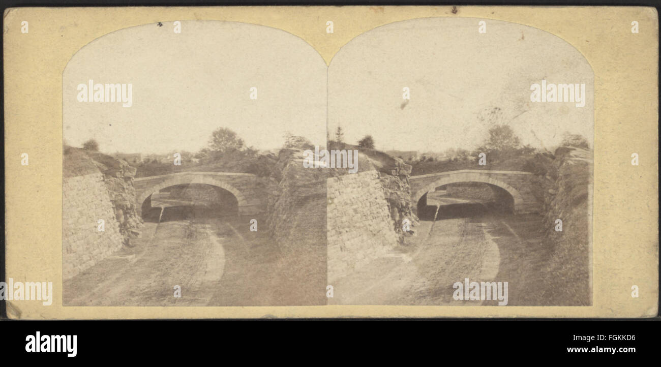 Bridge over Traffic Road across the park, by Chase, W. M. (William M ...