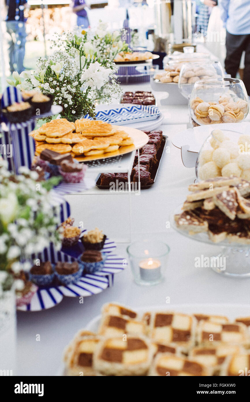Cakes on the table Stock Photo - Alamy