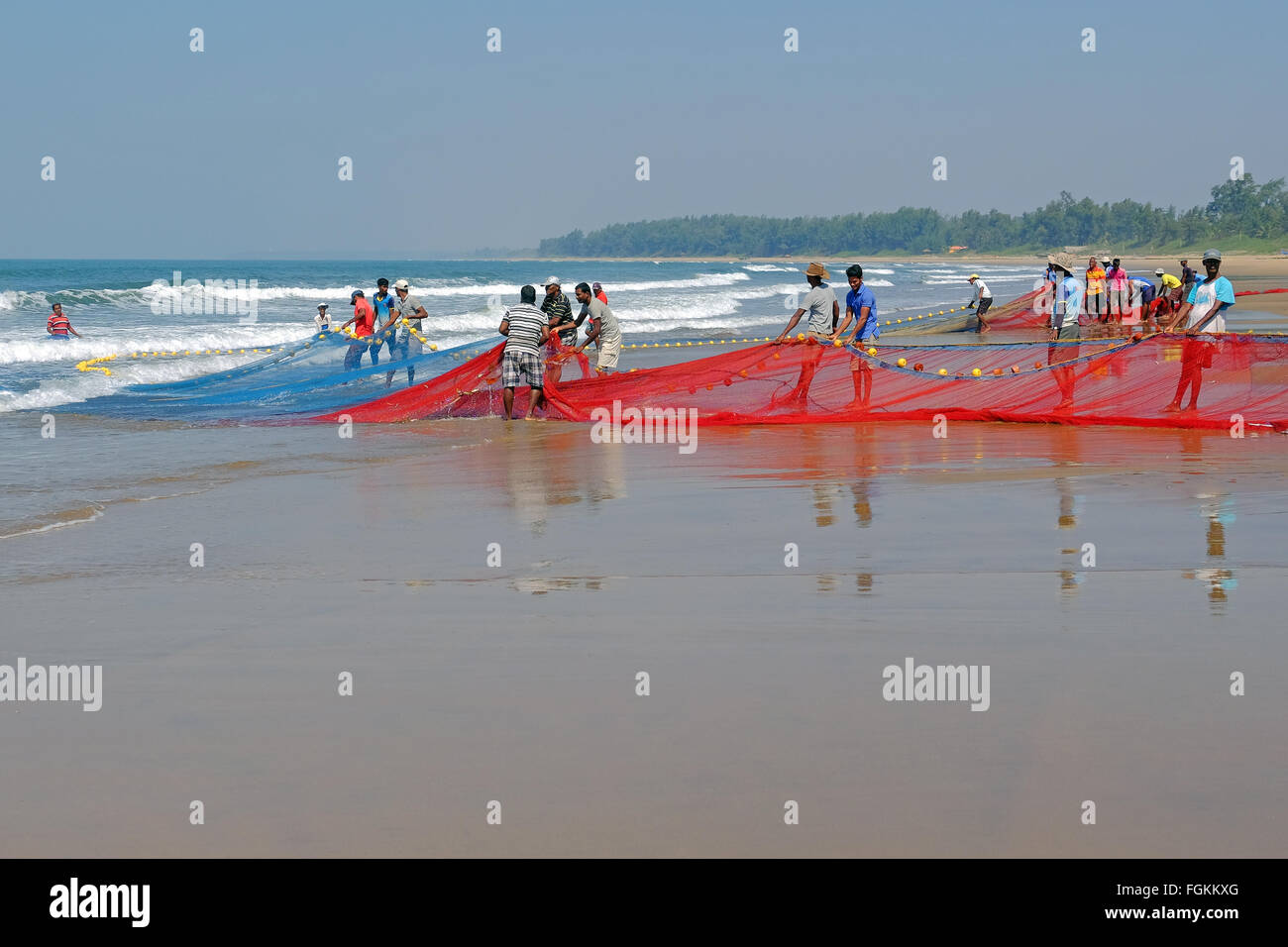 Hauling Fishing Nets High Resolution Stock Photography and Images - Alamy
