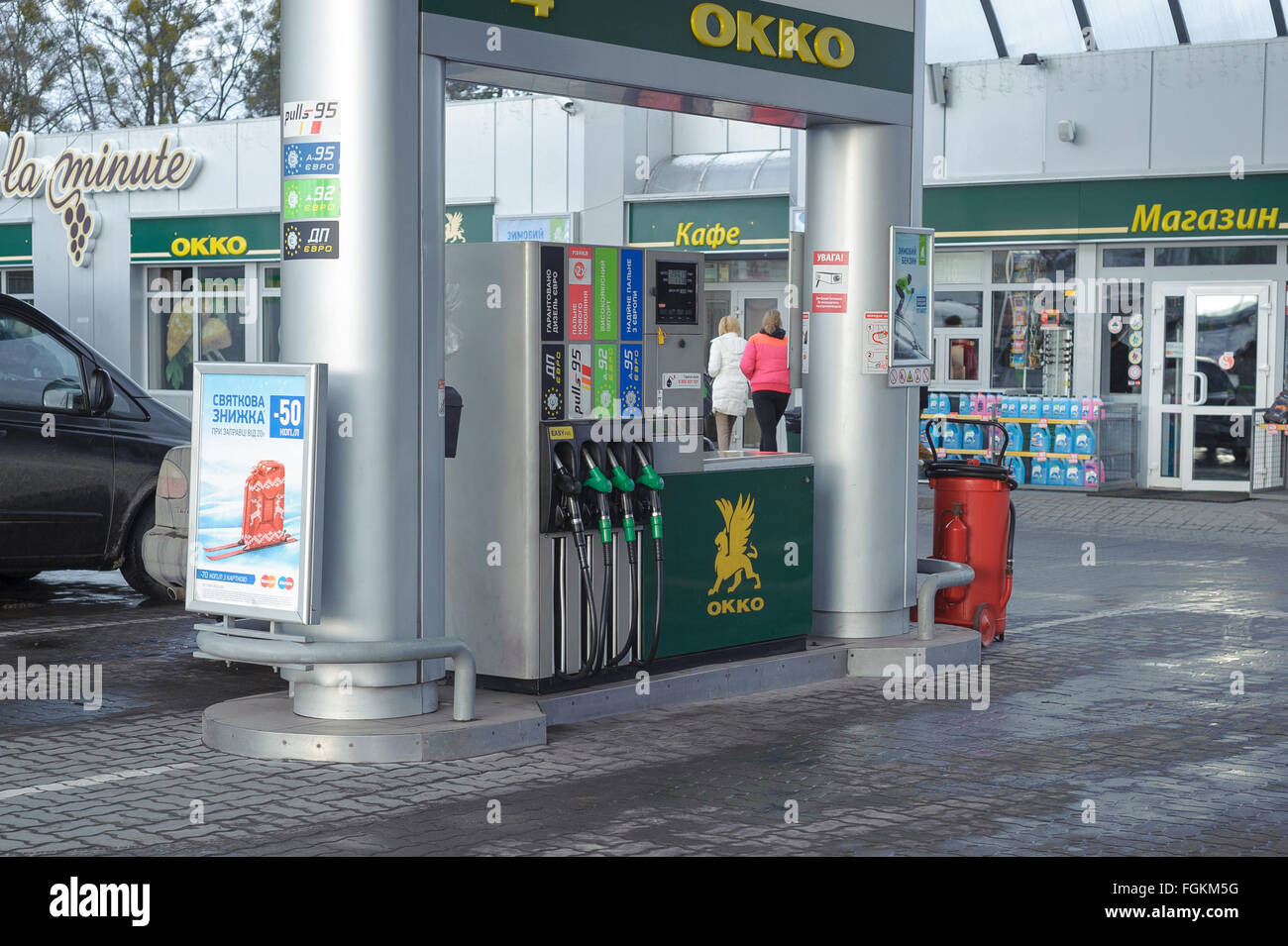 Okko gas station hi-res stock photography and images - Alamy