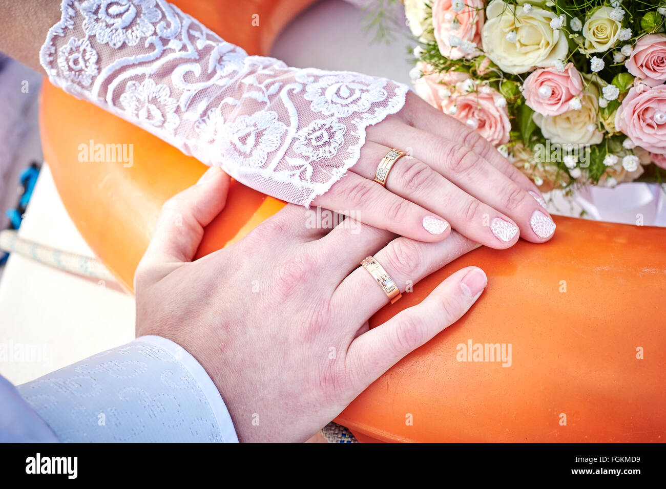 Wedding vows hands hi-res stock photography and images - Alamy
