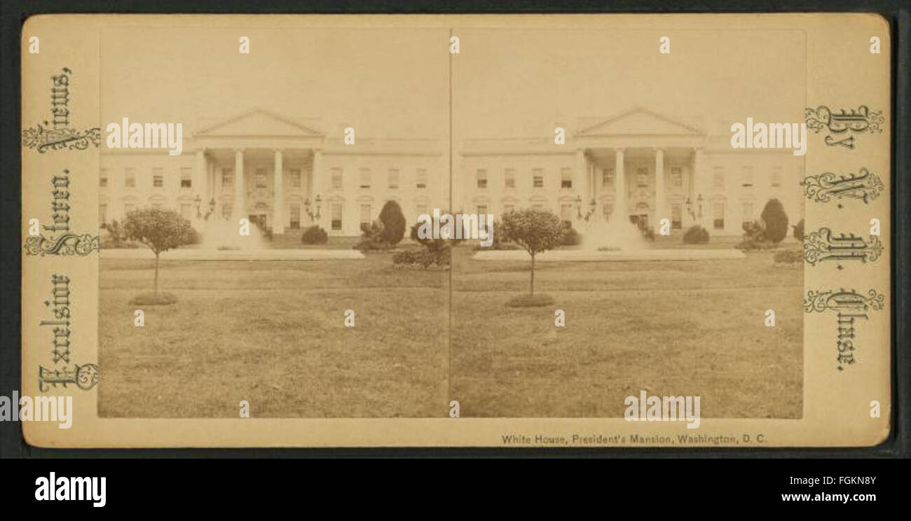 This vintage photograph, taken by William M. Chase, shows the White ...