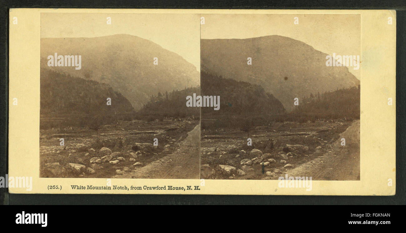 'White Mountain Notch, from Crawford House' is a vintage photograph by ...