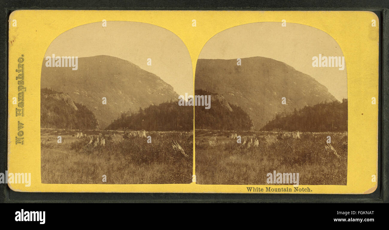 This vintage photograph of White Mountain Notch is part of the Robert N ...