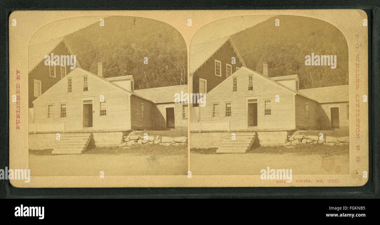 The *Willey House* photograph by Franklin G. Weller, taken between 1833 ...