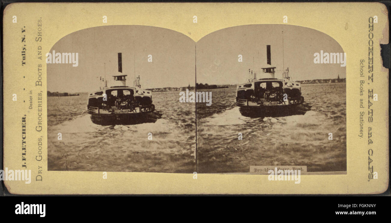Brooklyn ferry new york 19th century hi-res stock photography and ...