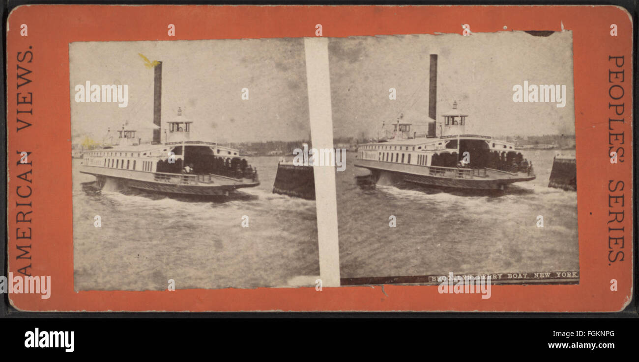 Brooklyn ferry new york 19th century hi-res stock photography and ...