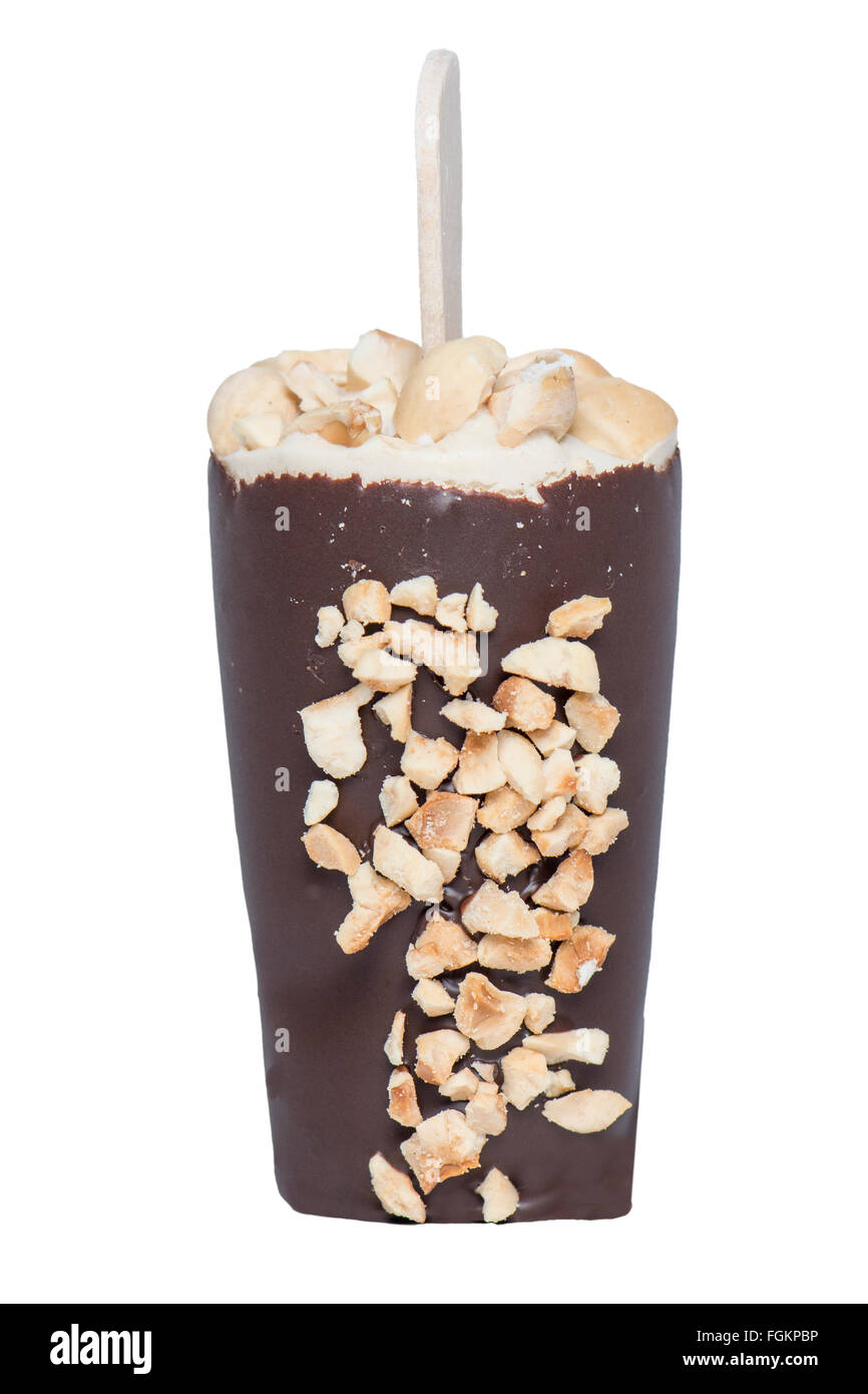 mini chocolate ice cream with nuts, cropped in still life Stock Photo ...