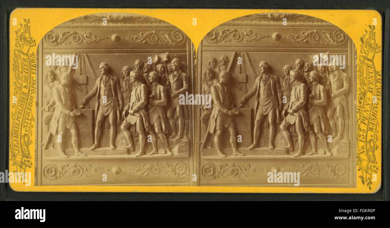 *Laying the Corner Stone of the United States Capitol* depicts ...