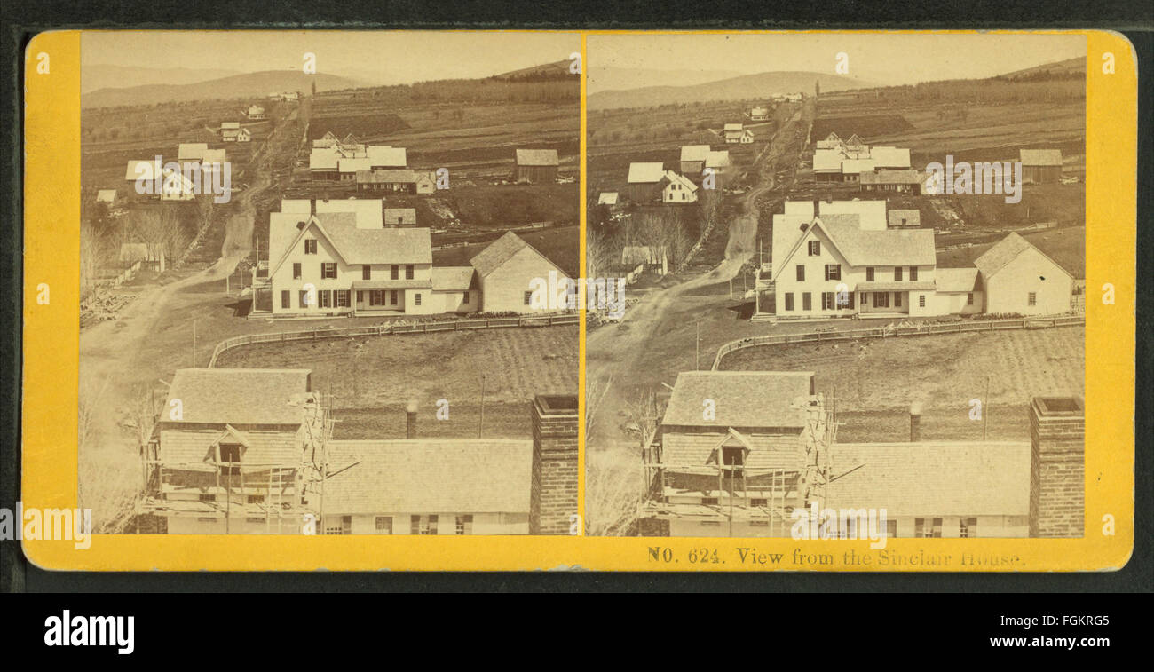 History historic vintage old photograph archive view from sinclair ...
