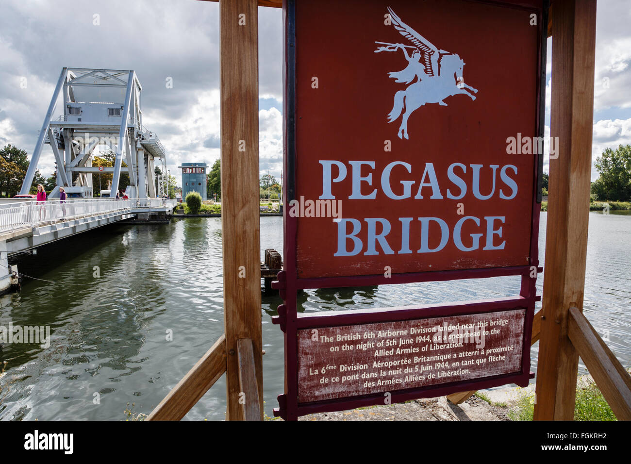 Pegasus bridge hi-res stock photography and images - Alamy
