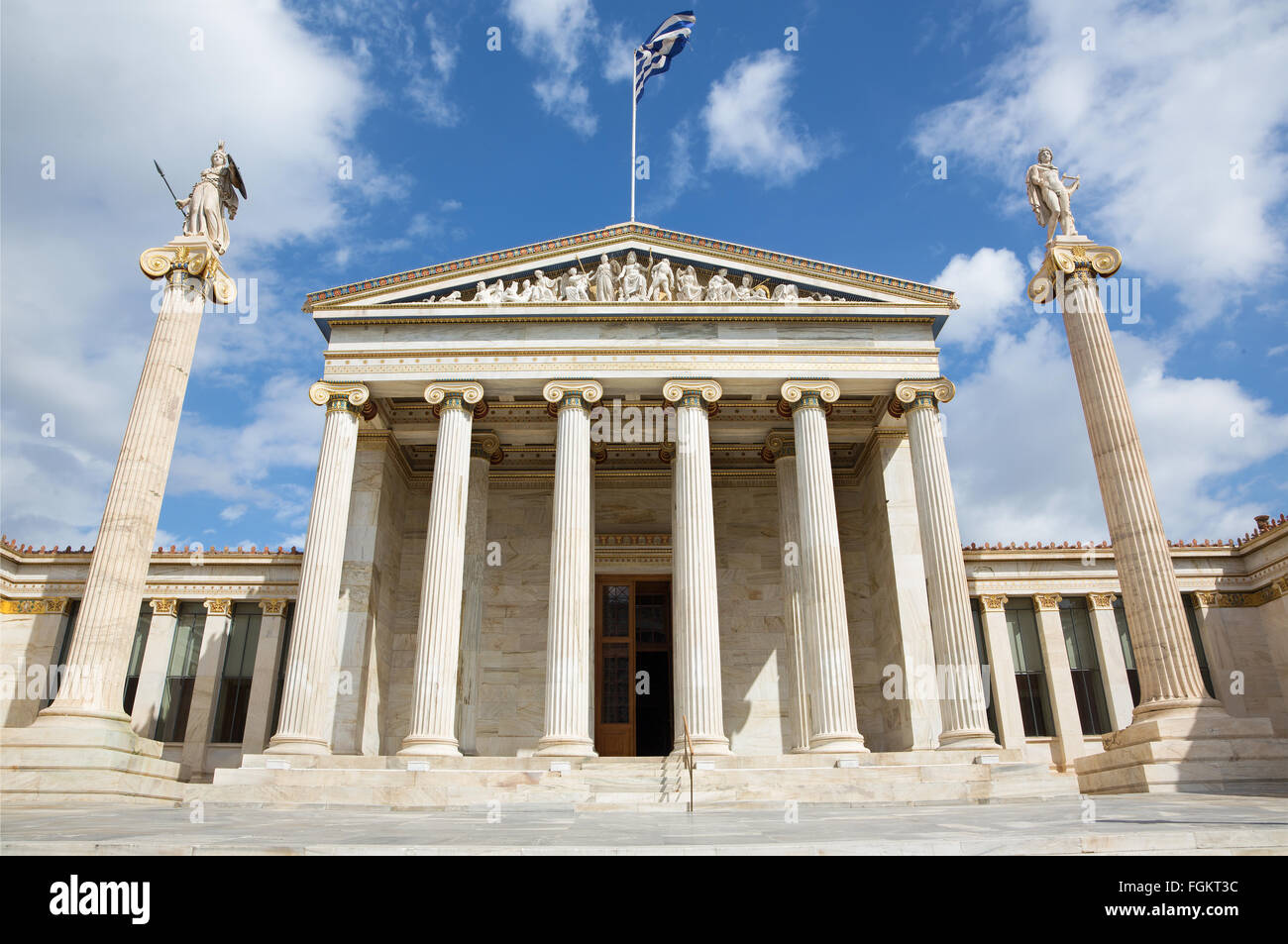 Athens - The National Academy building Stock Photo - Alamy