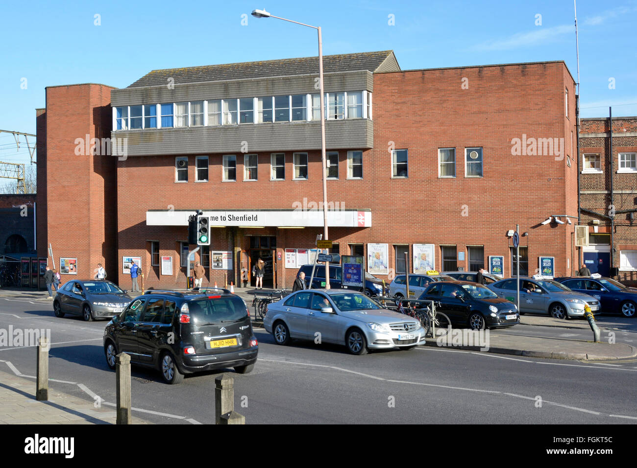 Shenfield train station in Essex England UK due to become the eastern ...