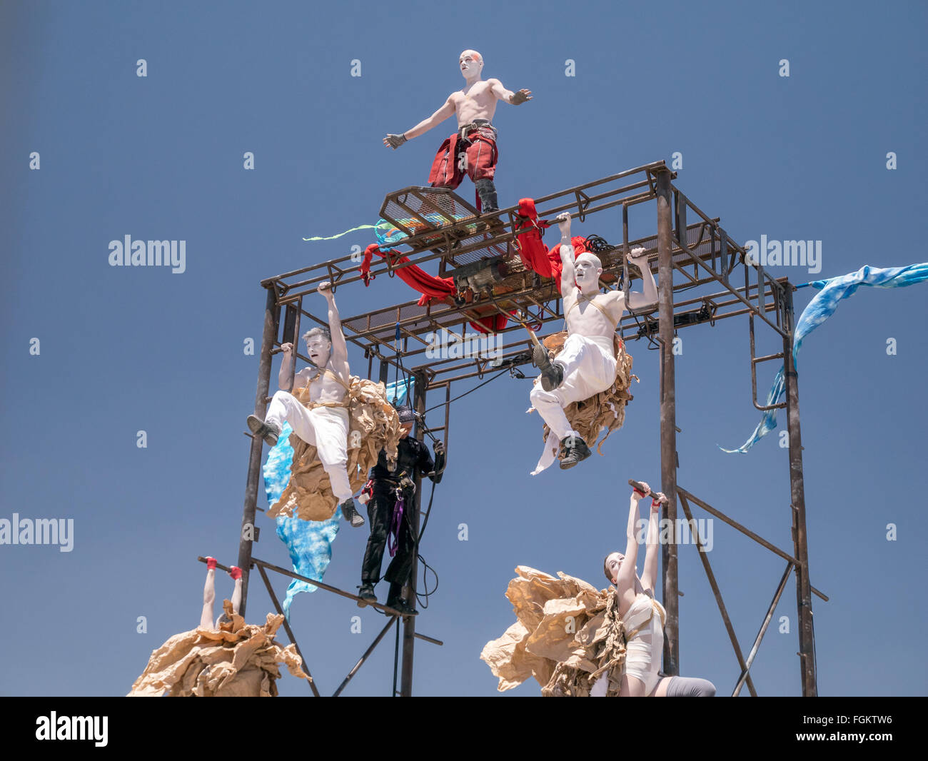 Art Artist in Santiago de Chile, free Festival Stock Photo - Alamy
