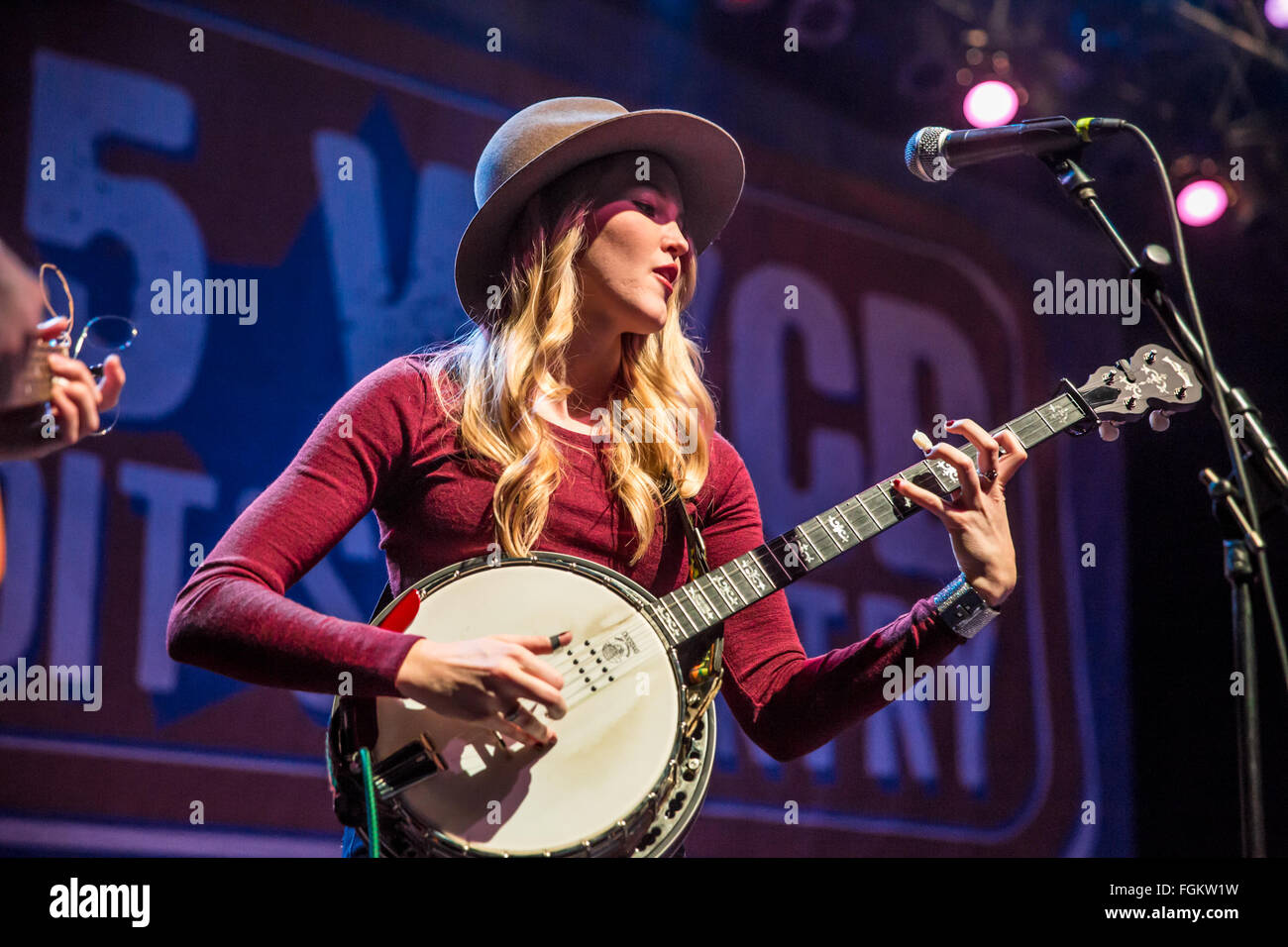 Detroit, Michigan, USA. 18th Feb, 2016. ASHLEY CAMPBELL performing on ...