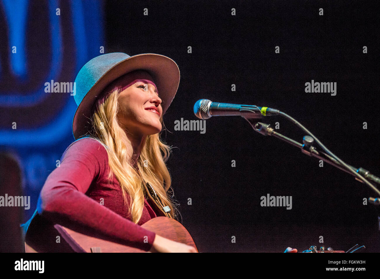 Detroit, Michigan, USA. 18th Feb, 2016. ASHLEY CAMPBELL performing on ...