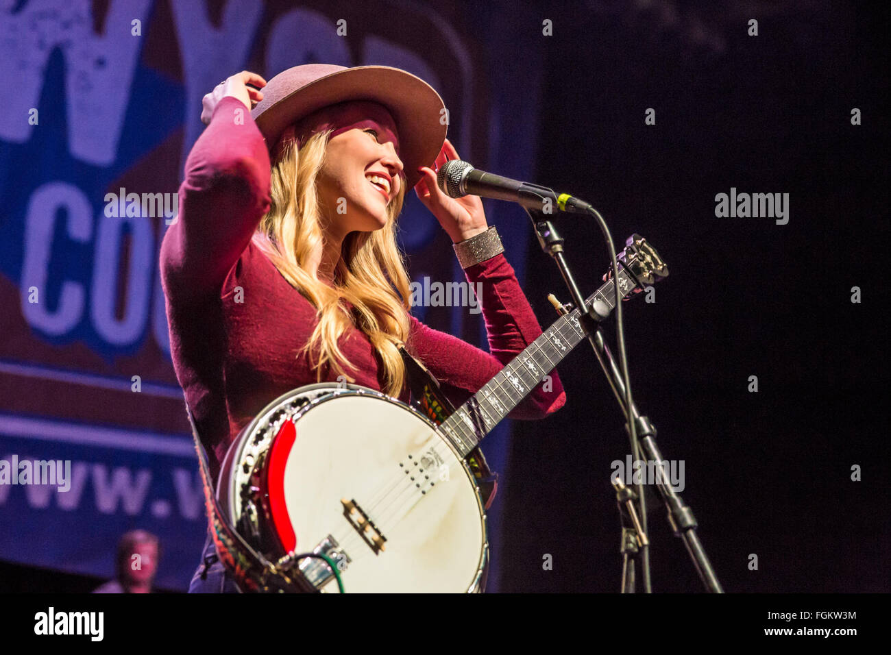 Detroit, Michigan, USA. 18th Feb, 2016. ASHLEY CAMPBELL performing on ...