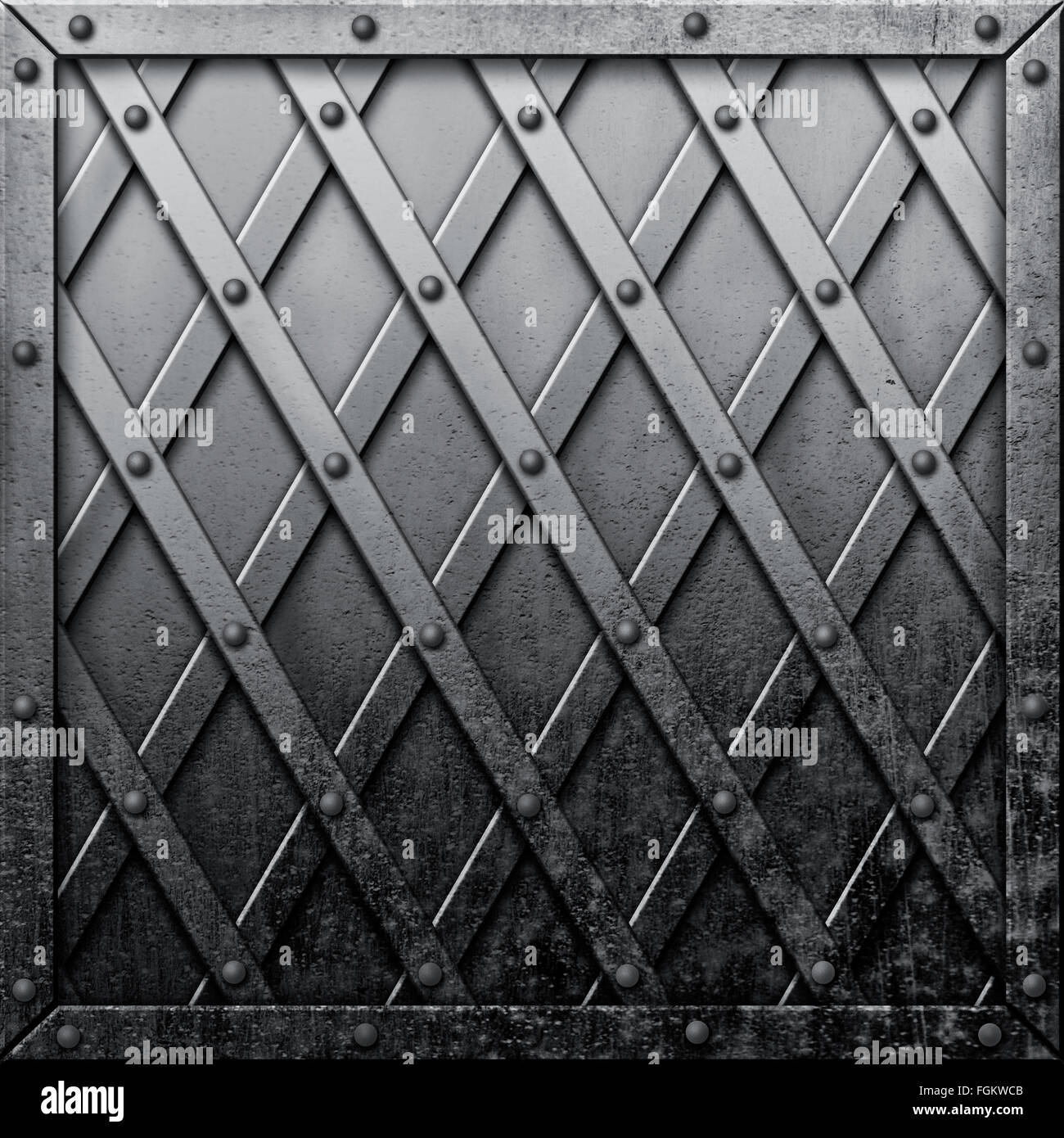 Old metal background with rivets Stock Photo - Alamy