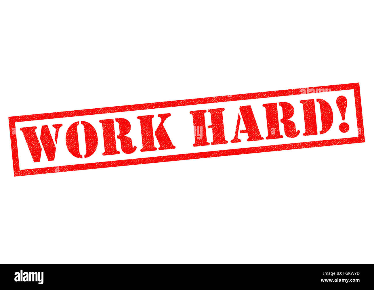 WORK HARD! red Rubber Stamp over a white background Stock Photo - Alamy