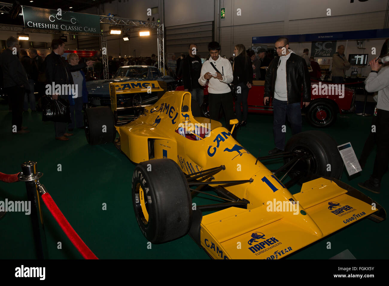 ExCel, London, UK. 20th February 2016. Racing car on show at the London ...