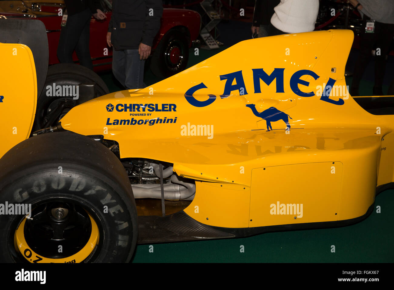 ExCel, London, UK. 20th February 2016. Racing car on show at the London ...