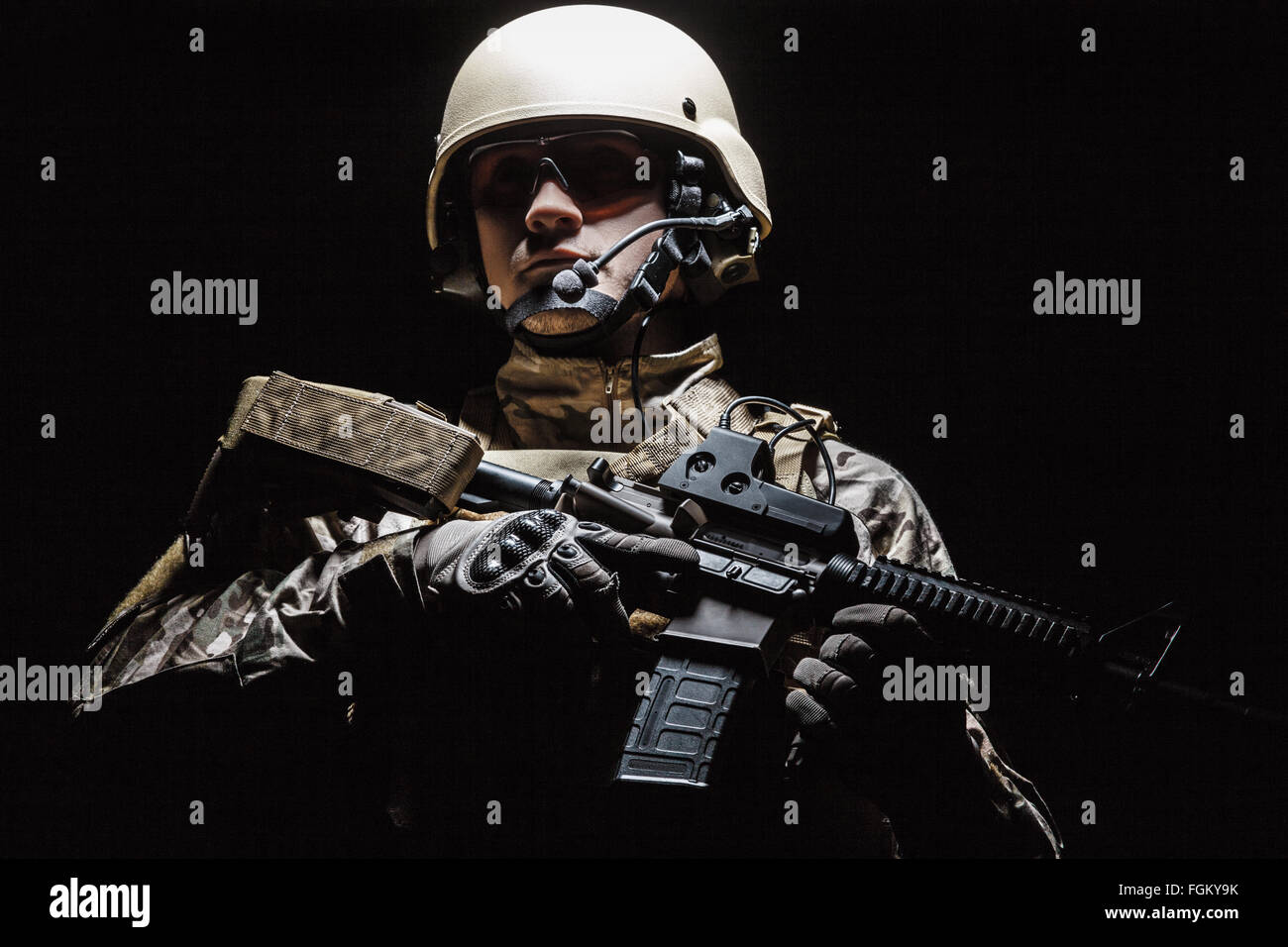 US Army Special Forces Group soldier Stock Photo - Alamy