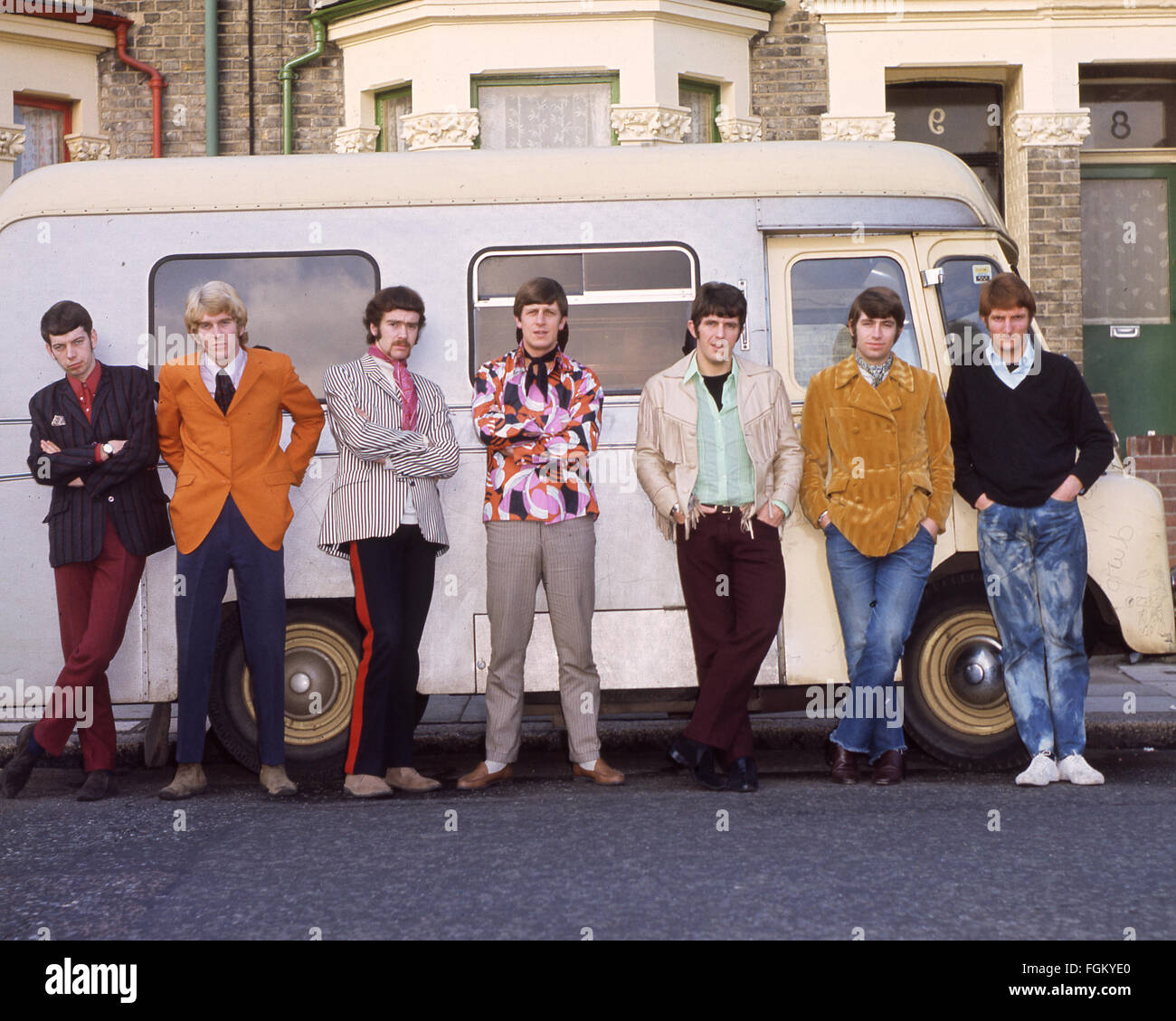 WARREN DAVIS MONDAY BAND UK pop group about 1967 Stock Photo - Alamy
