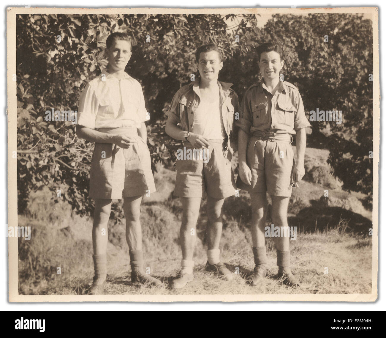National Servicemen in the RAF, serving in Kashmir, India, in 1946 ...
