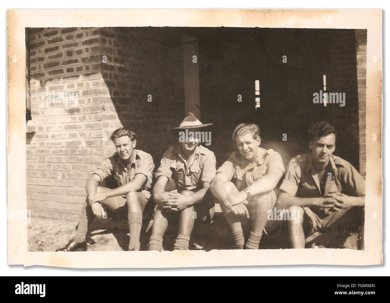 National Servicemen in the RAF, serving in Kashmir, India, in 1946 ...