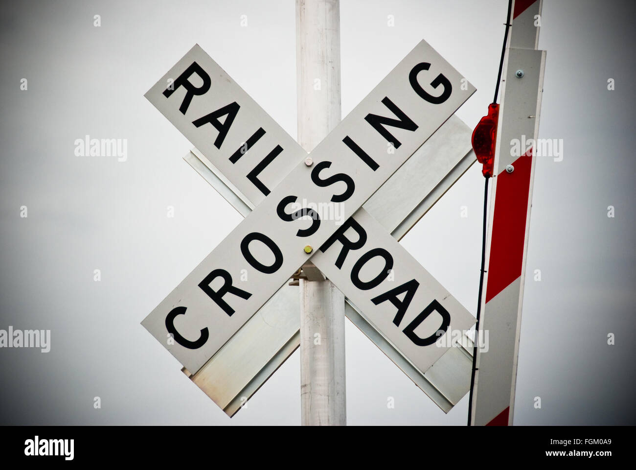 Railroad crossing, sign hi-res stock photography and images - Alamy