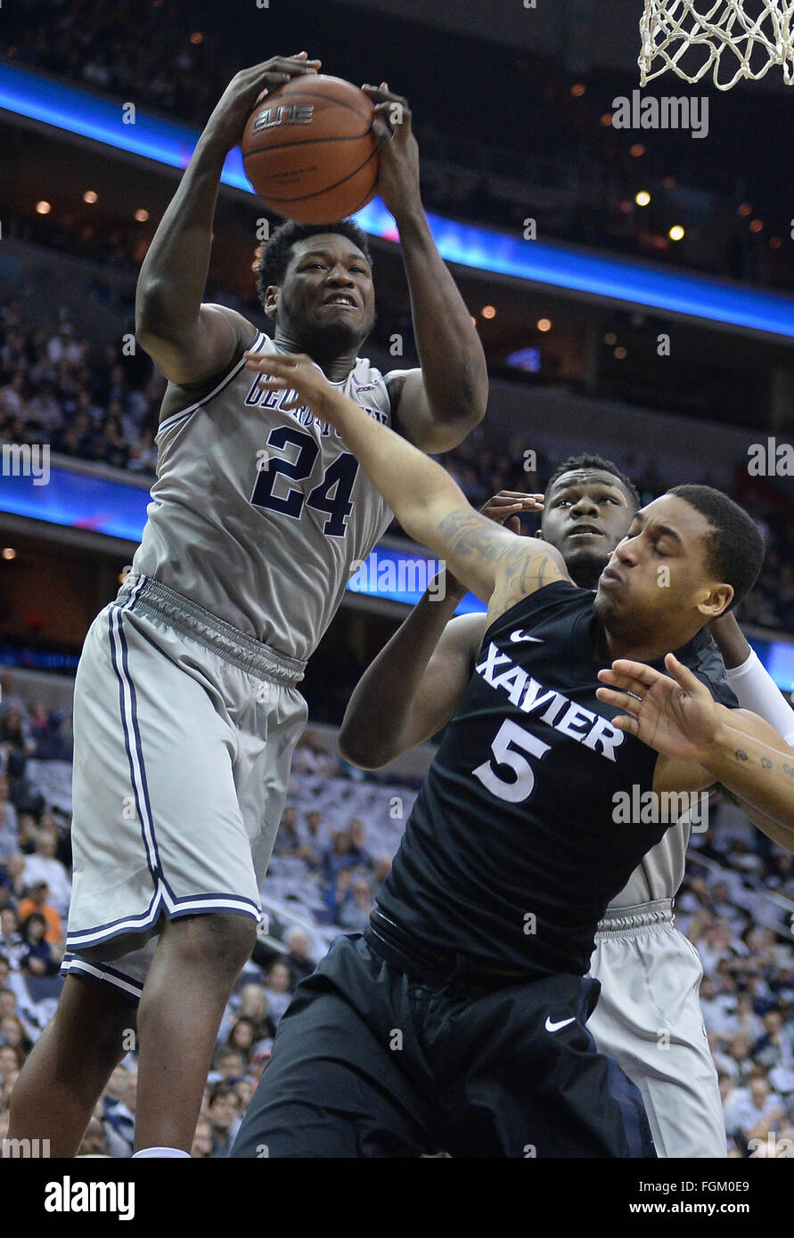Washington, DC, USA. 20th Feb, 2016. 20160220 - Georgetown forward ...
