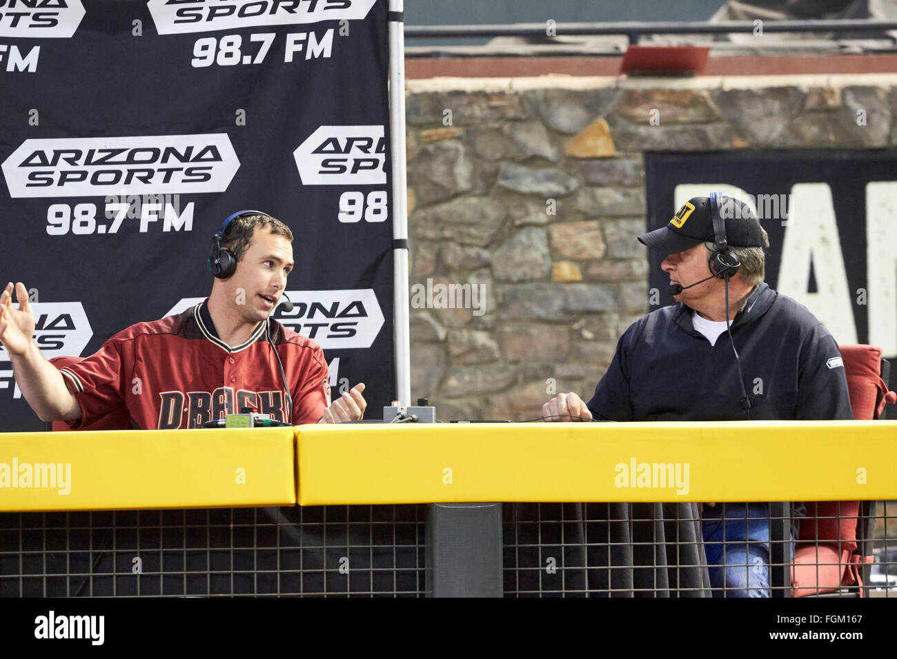 Phoenix, Arizona, USA. 20th February, 2016. Diamondbacks first baseman ...
