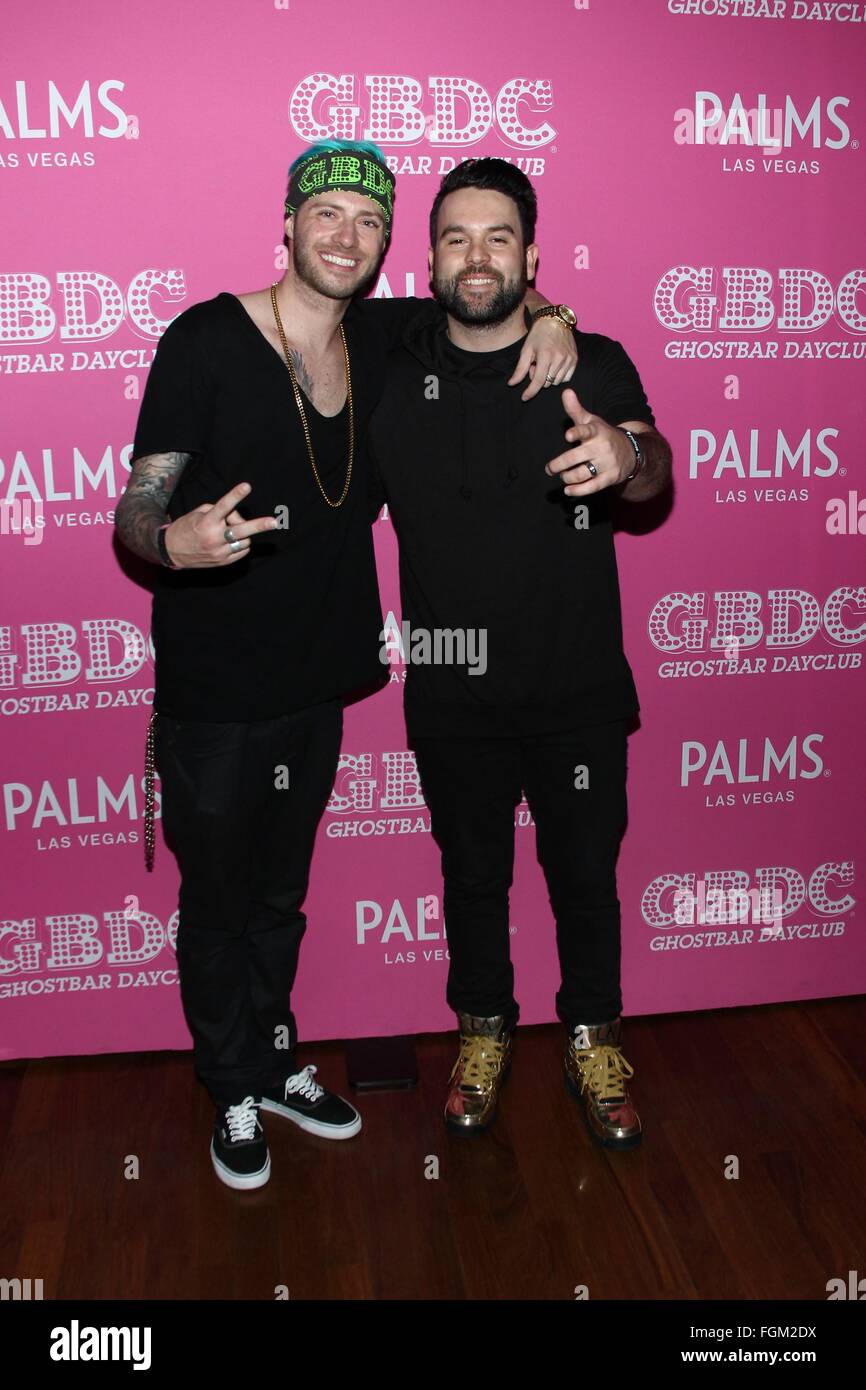 Las Vegas, NV, USA. 20th Feb, 2016. BVillain, Mike Shay at arrivals for ...