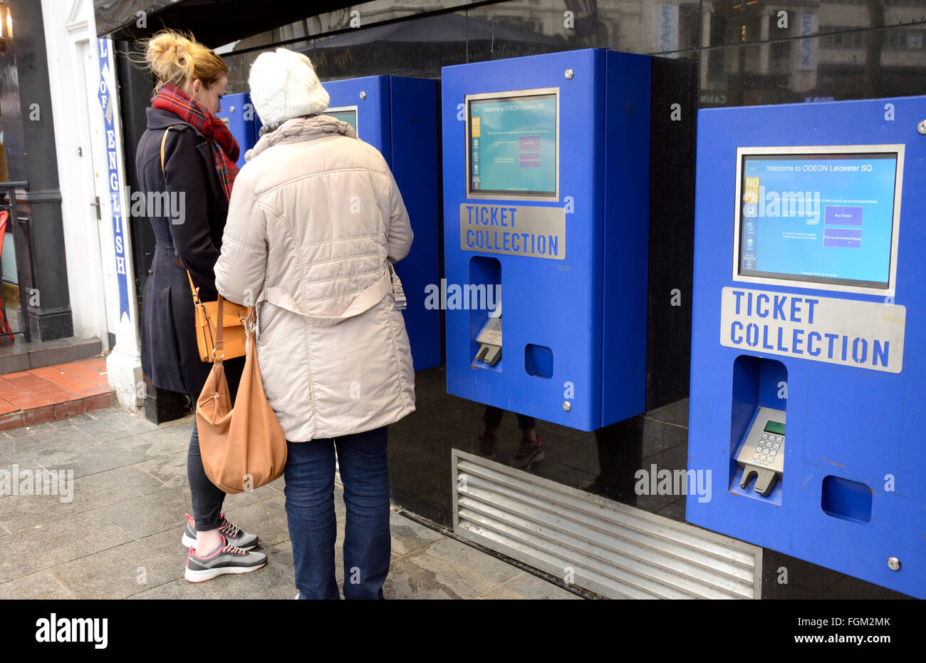 Odeon ticket machines hi-res stock photography and images - Alamy