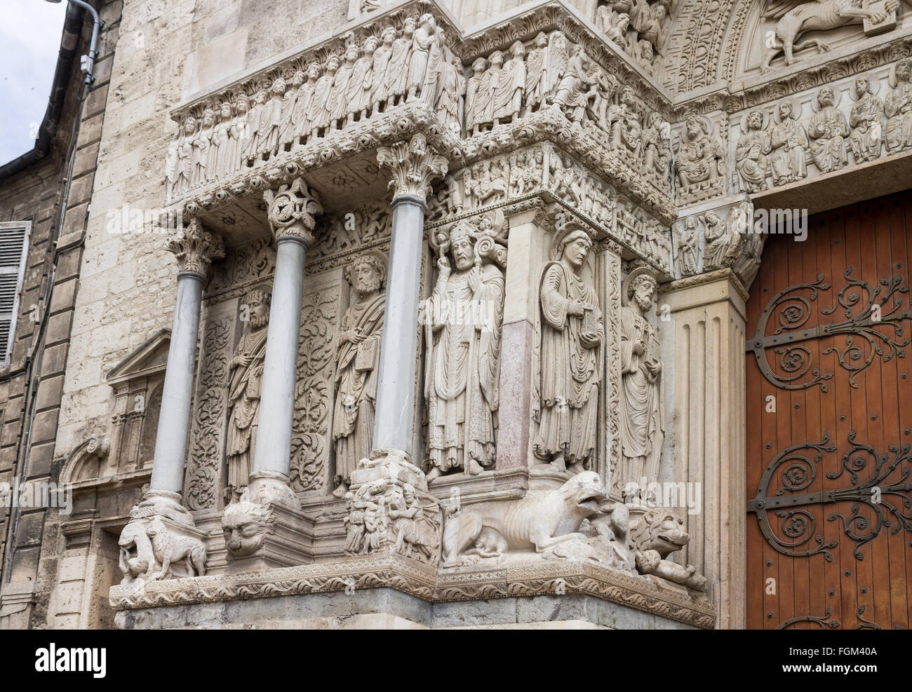 Church of St Trophime Arles Provence France Stock Photo - Alamy