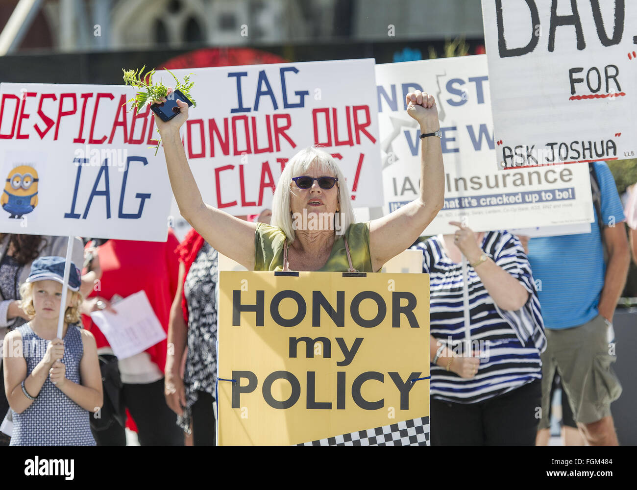 Insurance companies protest hi-res stock photography and images - Alamy