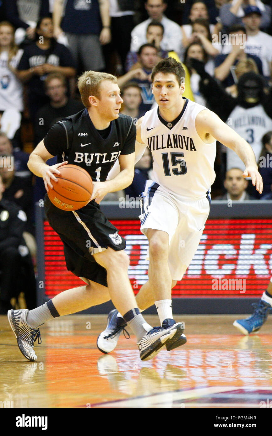 Villanova, Pennsylvania, USA. 20th Feb, 2016. Butler Bulldogs guard ...