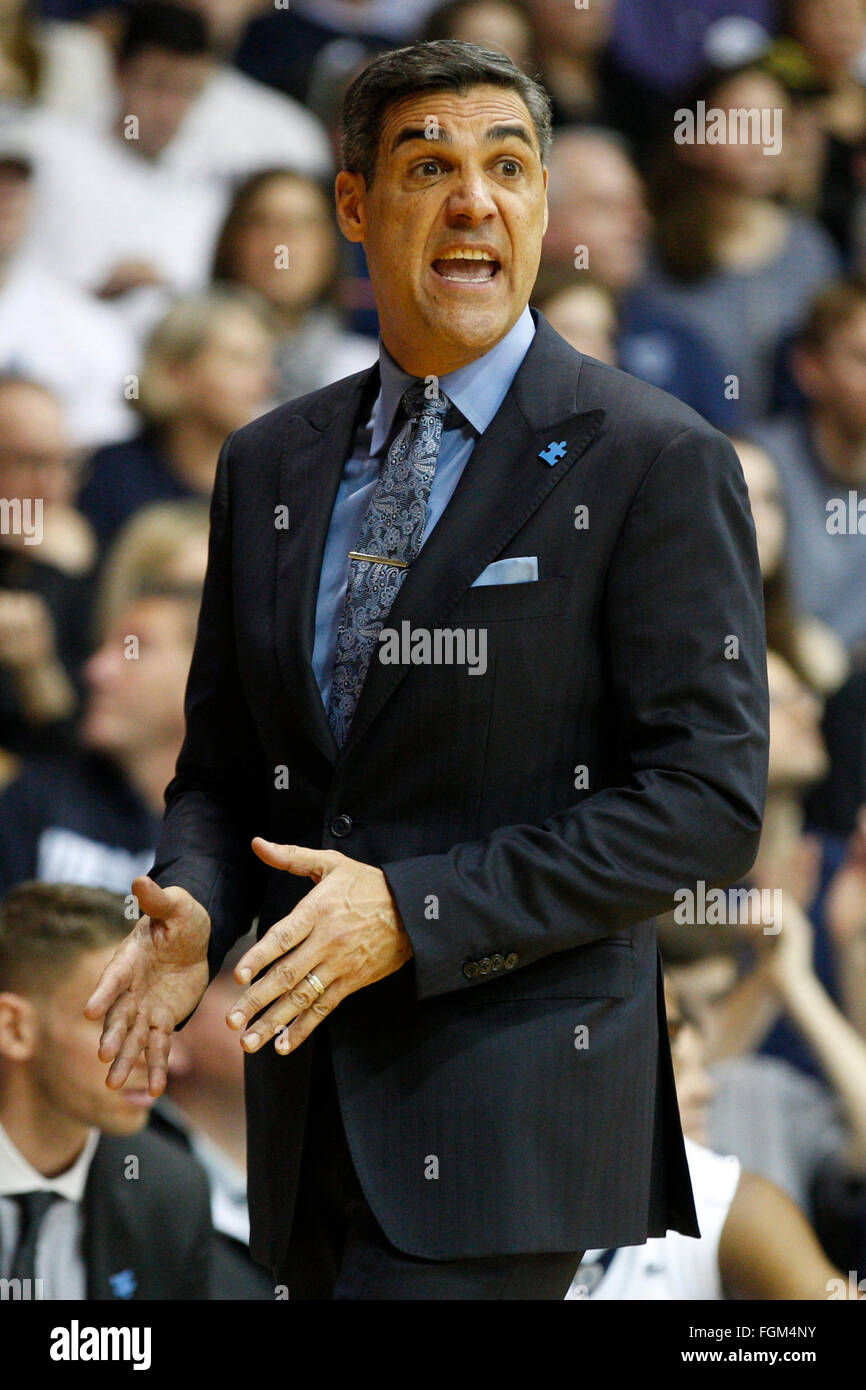 Villanova, Pennsylvania, USA. 20th Feb, 2016. Villanova Wildcats head ...