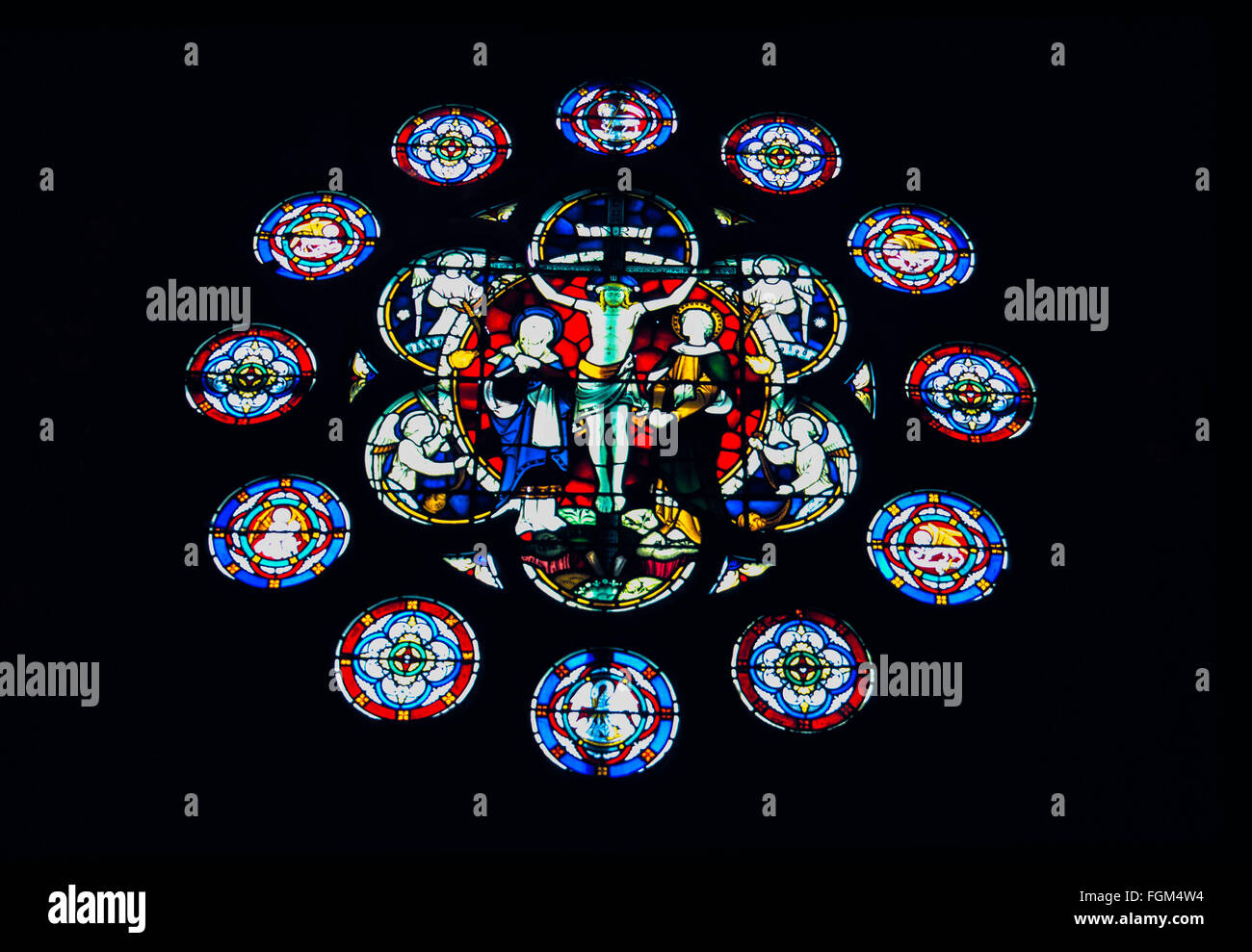 Stained glass window St.Magnus Scottish Episcopal Church Lerwick ...