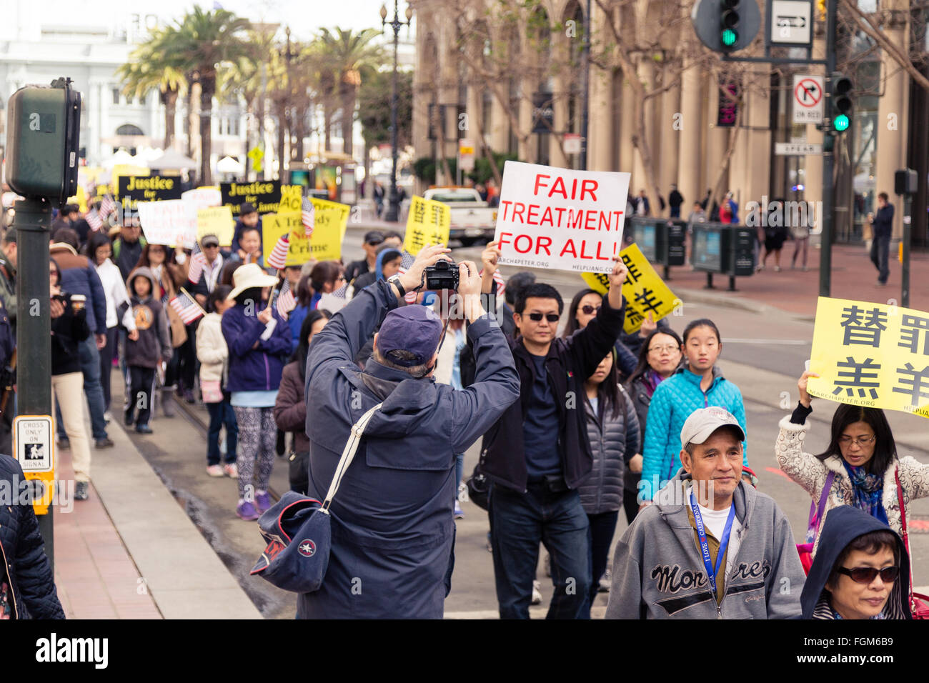 San Francisco, USA. 20th Feb, 2016. Fair Treatment For All Credit ...