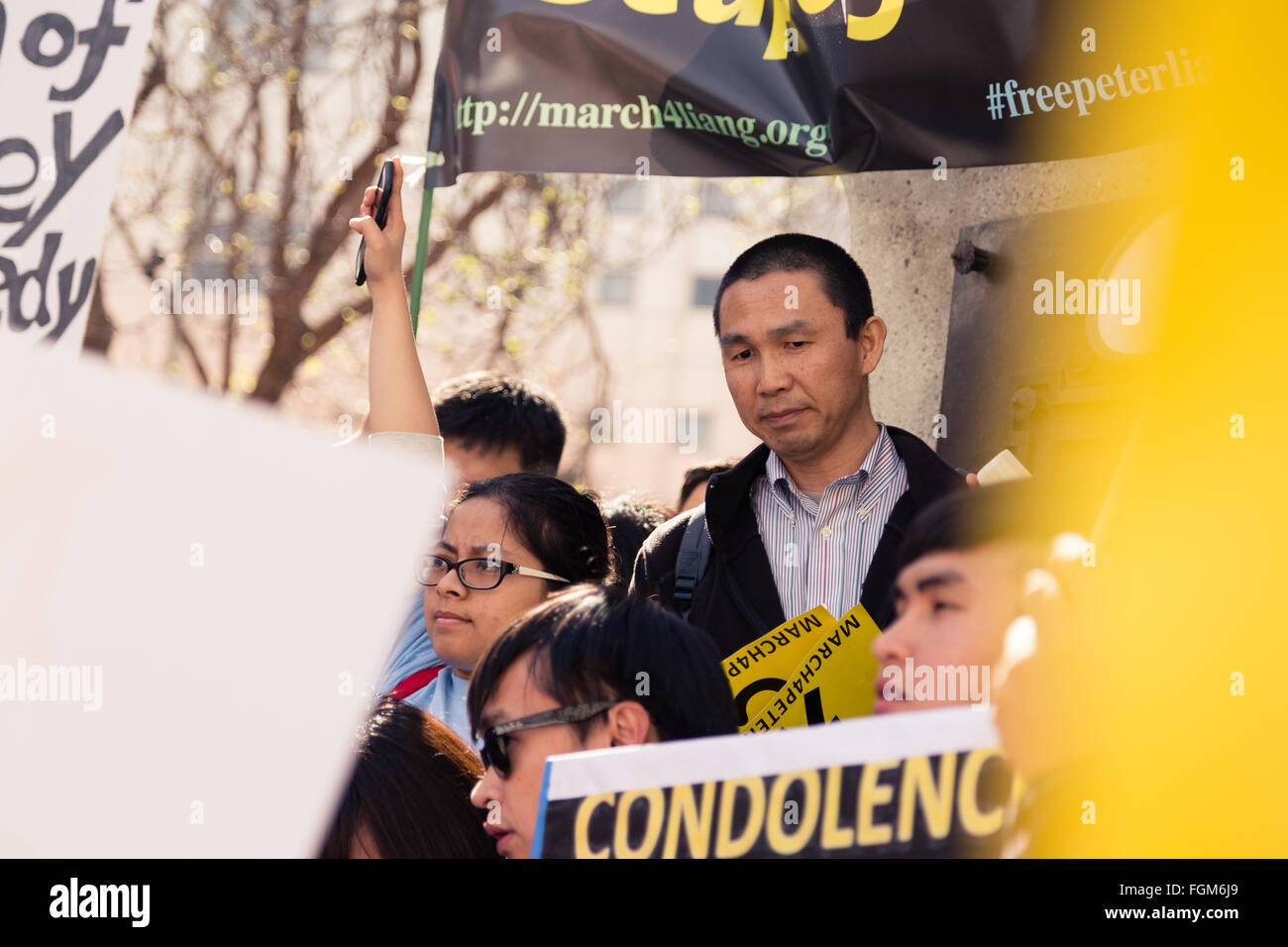 San Francisco, USA. 20th Feb, 2016. Fair Treatment for All demo, San ...