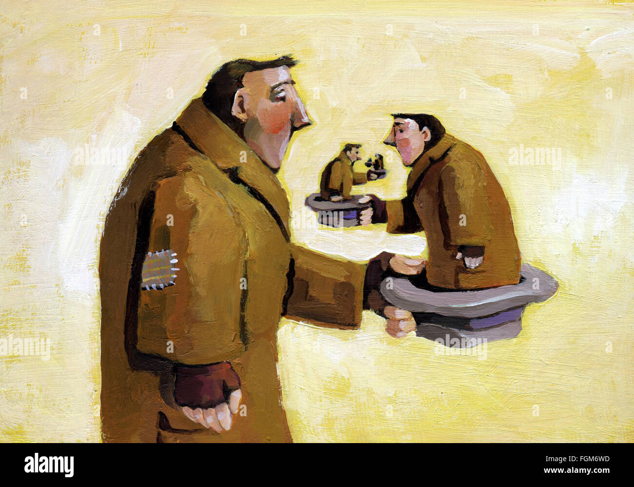 Man gives alms hi-res stock photography and images - Alamy