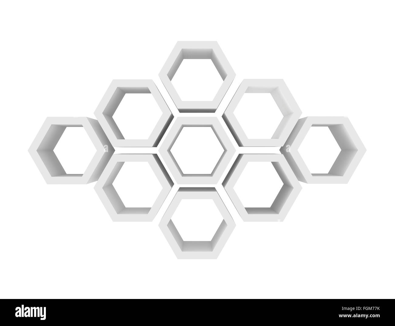 Hexagon 3d Shape