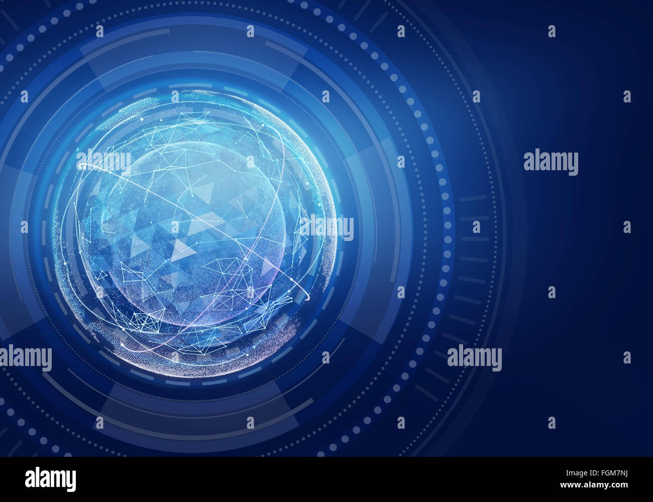 Digital design of a global network Stock Photo - Alamy