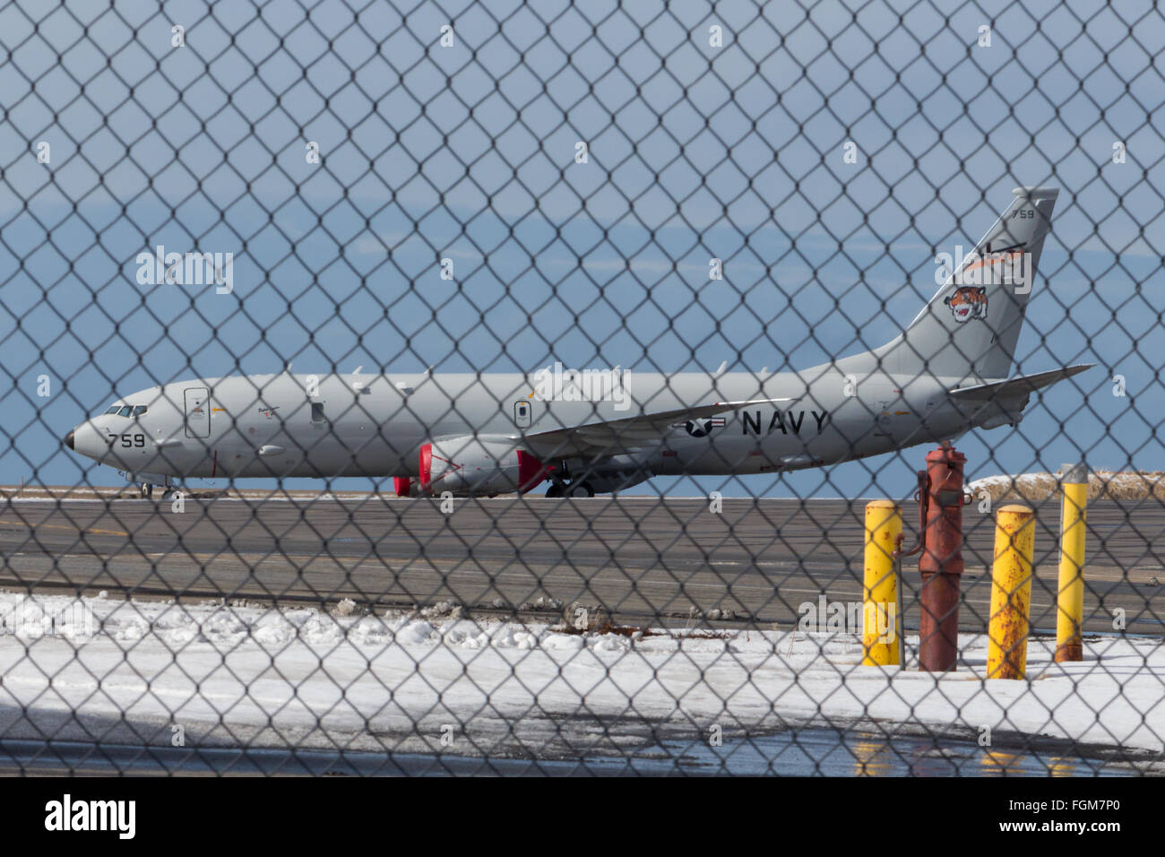 US Navy NATO plane in Keflavik, Iceland Stock Photo - Alamy