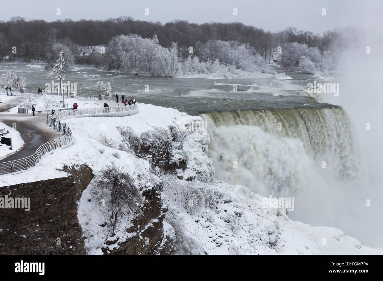 Tree above niagara falls hi-res stock photography and images - Alamy