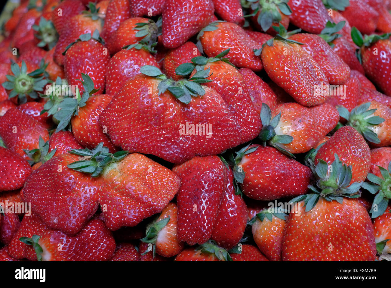 Pile of Strawberry Stock Photo - Alamy