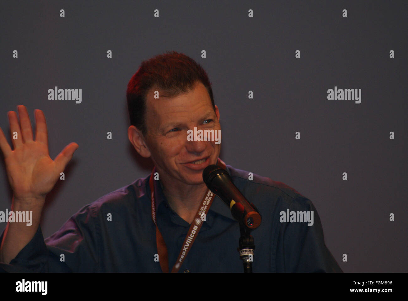 Max Grodénchik at Fedcon 18 Stock Photo - Alamy
