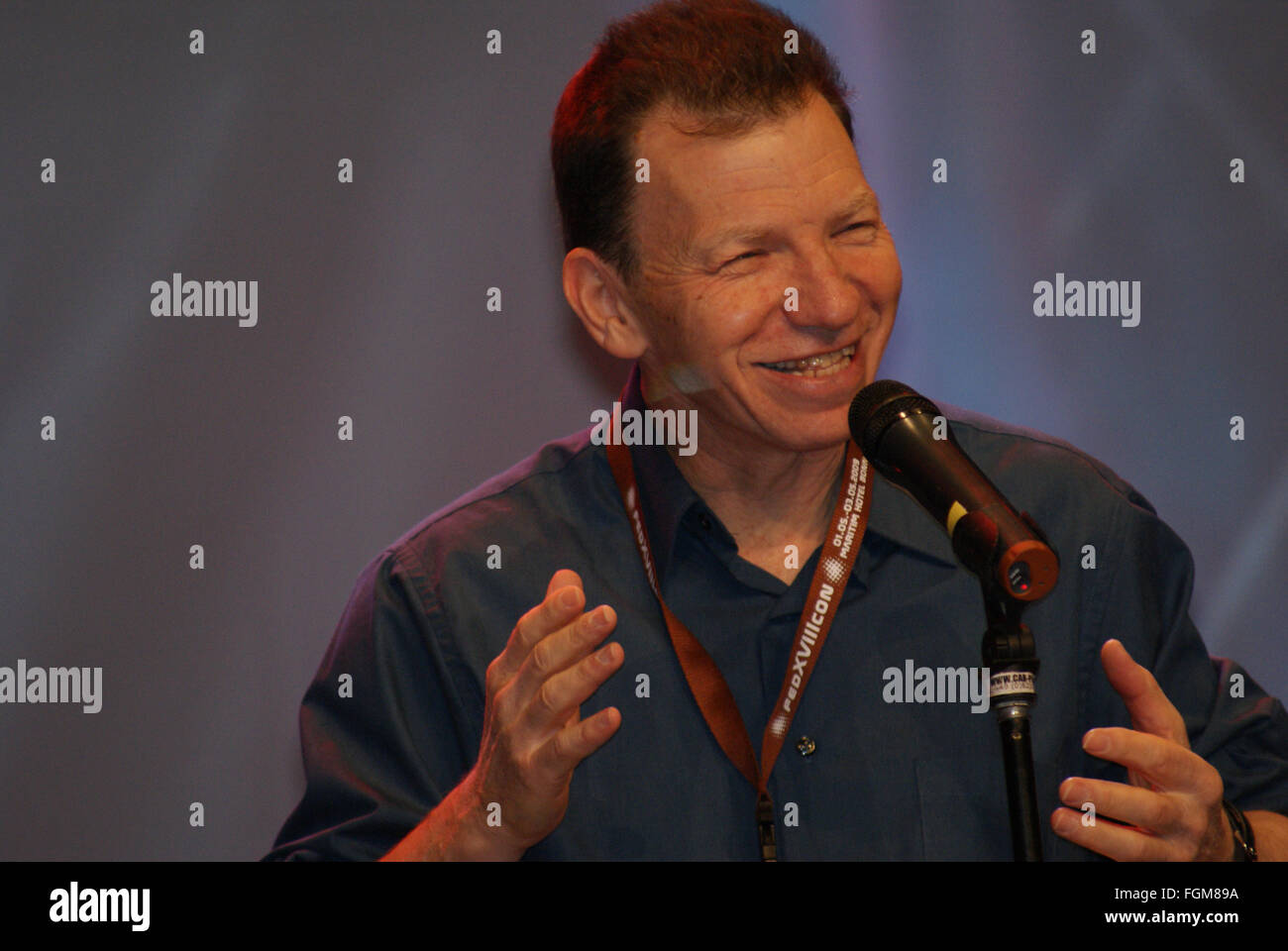 Max Grodénchik at Fedcon 18 Stock Photo - Alamy